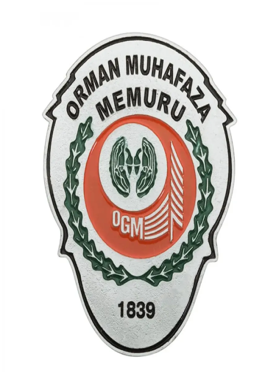 Orman Muhafaza Memuru Rozeti - Gri Rozet — Safari Sepeti